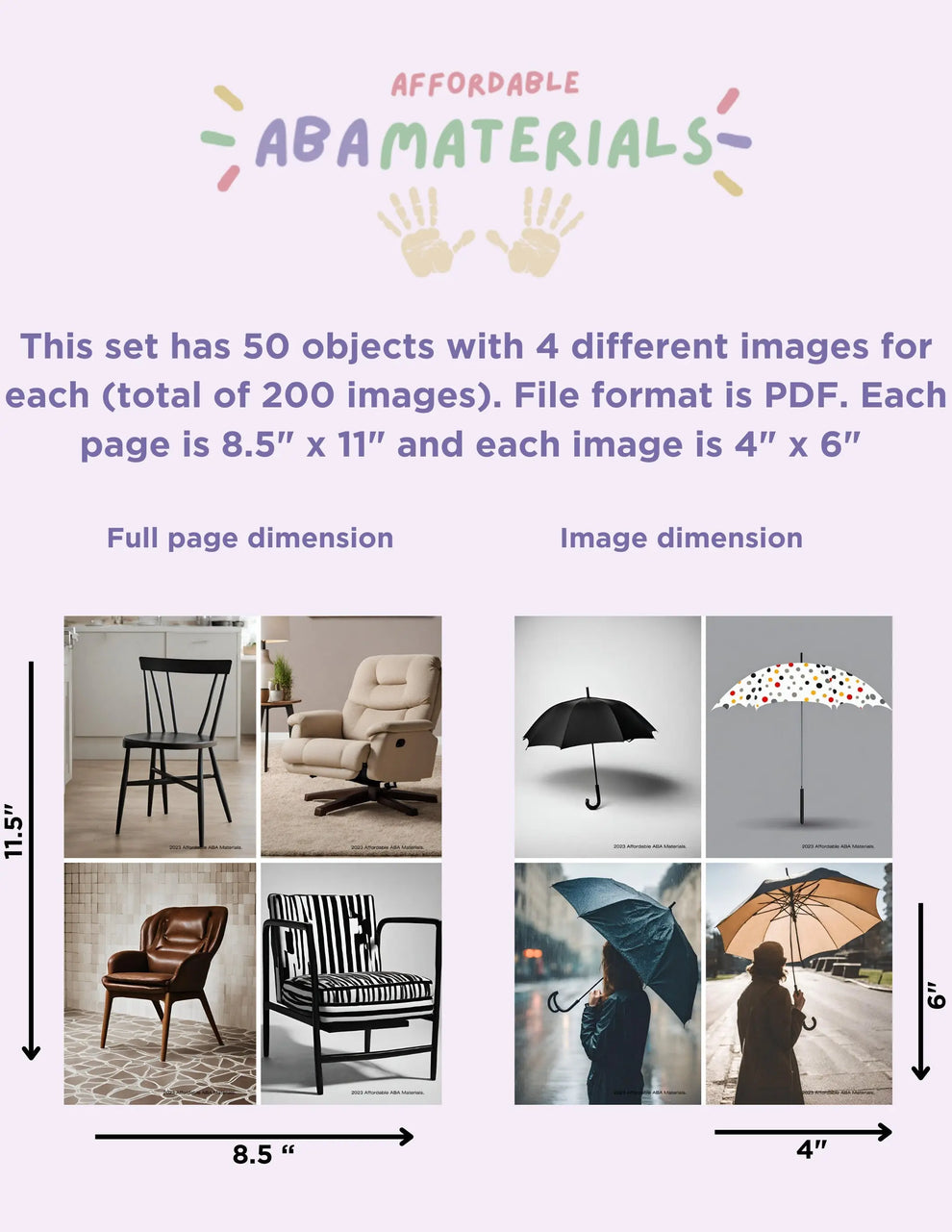 50 Common Object Flash Cards-Picture Only Printable Flash Cards ...