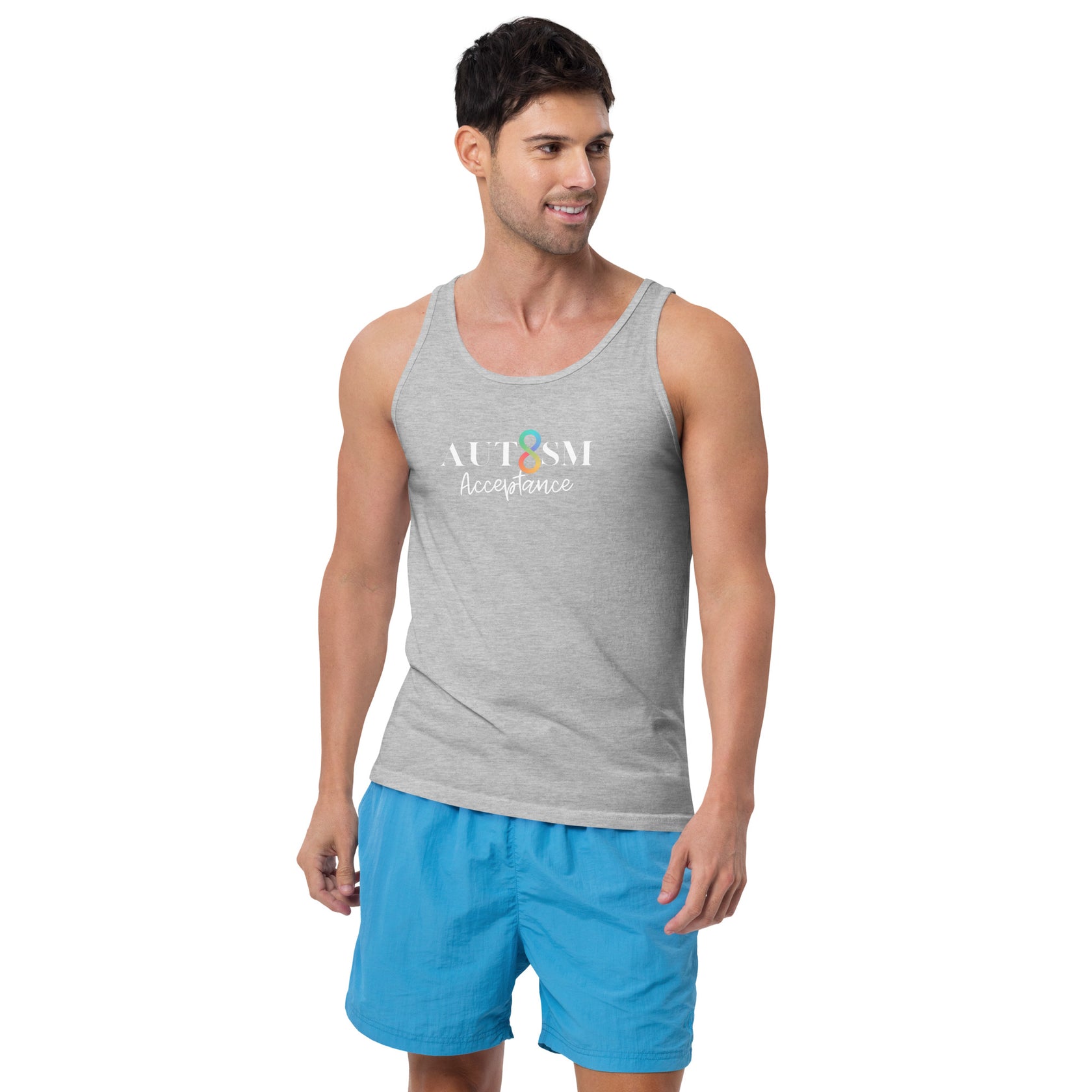 Autism Acceptance Infinity Symbol Tank Top – Celebrate Neurodiversity ...